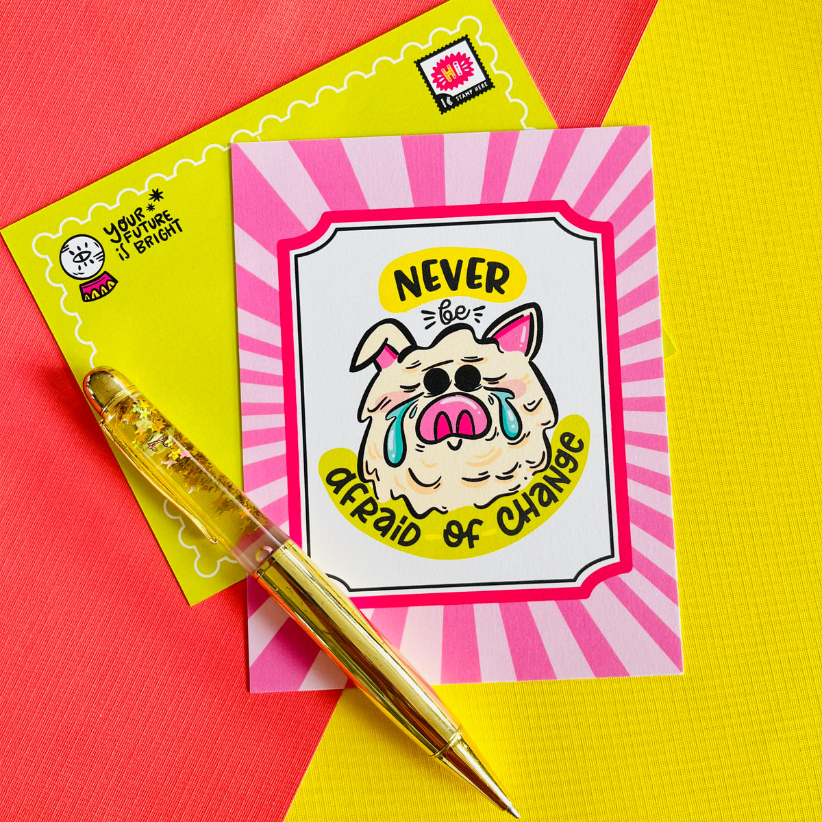 Cryptid Positivity Postcard Set – Little Ghost Shack