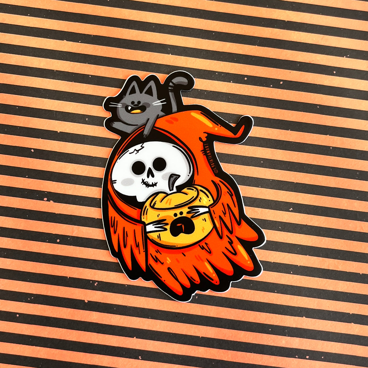 Grim Reaper Vinyl Sticker – Little Ghost Shack