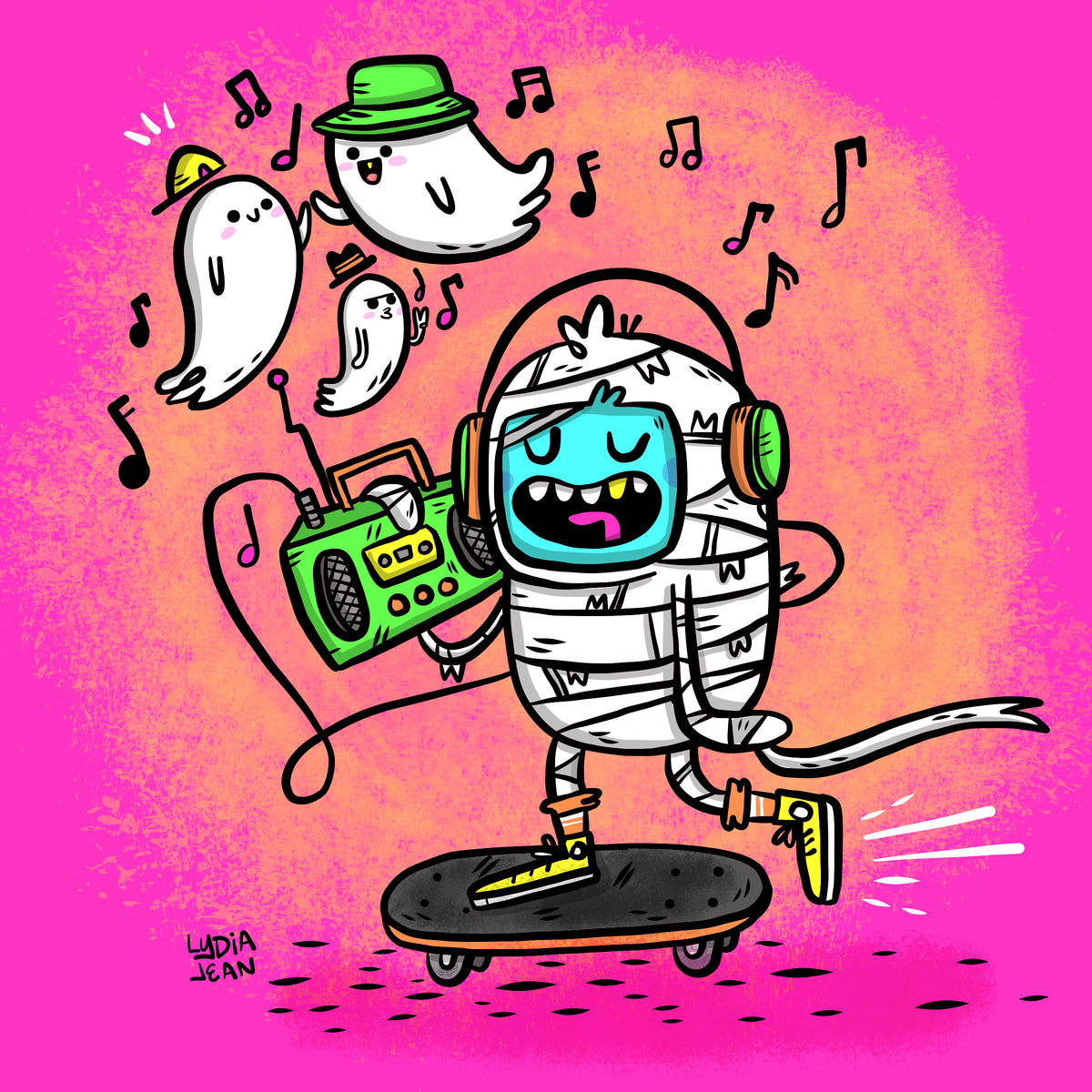 Mummy Rap Art Print – Little Ghost Shack