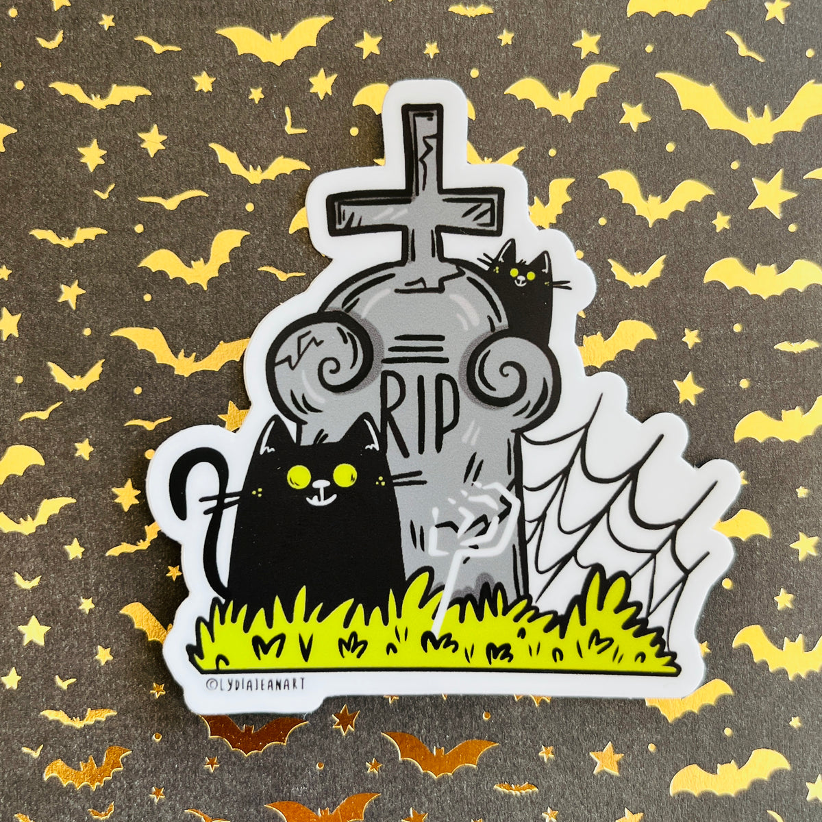 RIP Vinyl Sticker – Little Ghost Shack